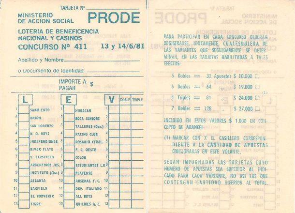 Adiós a un clásico: el gobierno dio de baja al entrañable Prode