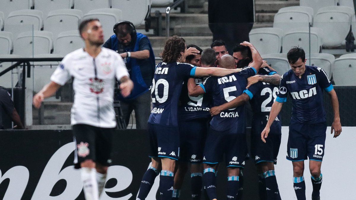 Corinthians 1 - Racing 1: goles y estadísticas