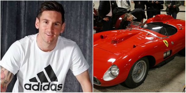 Lionel Messi participó de una subasta y se compró una Ferrari a más de ...