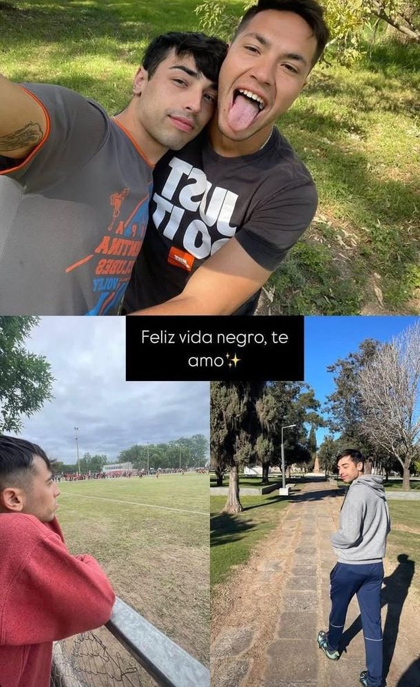 Las románticas postales de Nacho Lago, figura de Colón, y su novio ...