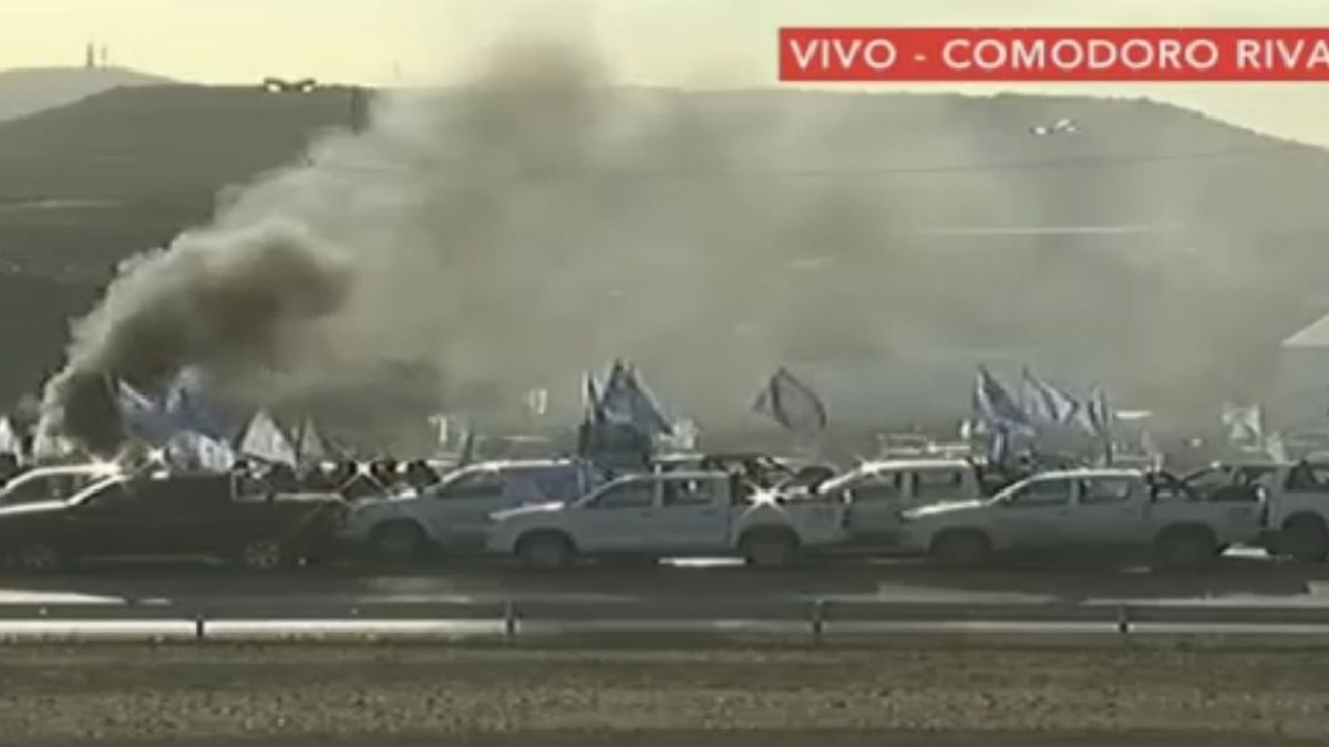 Histórica movilización de petroleros en Comodoro Rivadavia