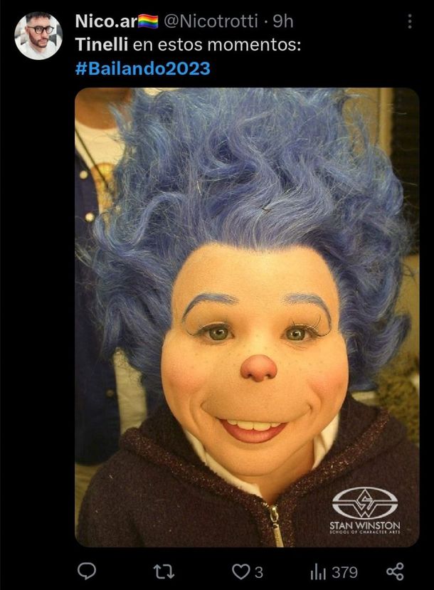 Marcelo Tinelli se tiño el pelo de azul y provocó una lluvia de memes ...