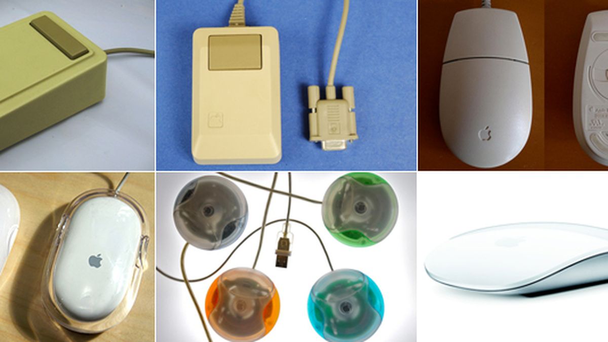 La evolución del mouse de Apple