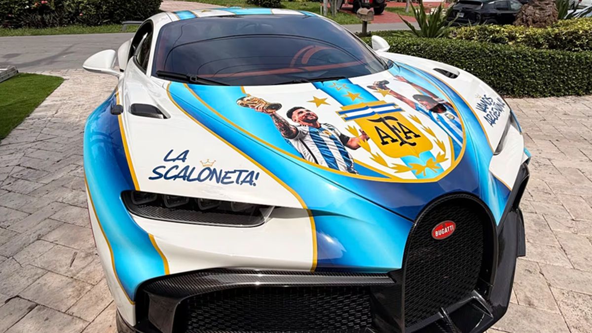 Con los colores de la Selección: el auto de cinco millones de dólares ...