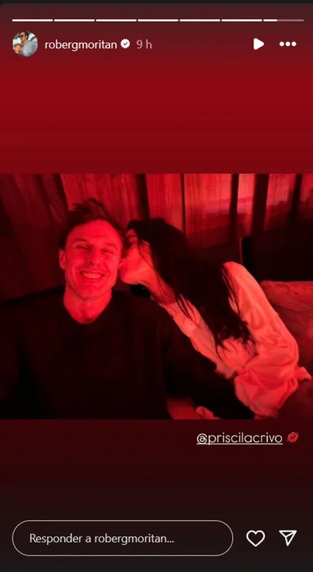La romántica foto de Roberto García Moritán y Priscila Crivocapich que reafirma la relación