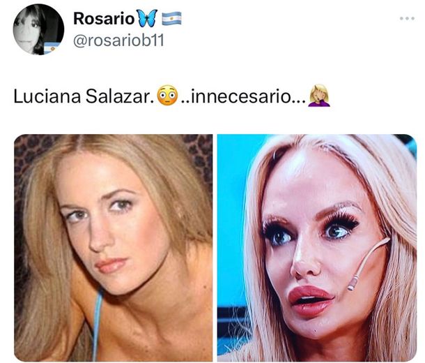 Los memes tras la aparición de Luciana Salazar en la Noche de Mirtha