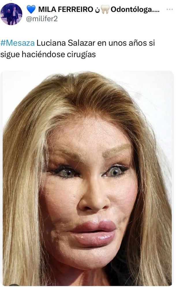 Los memes tras la aparición de Luciana Salazar en la Noche de Mirtha