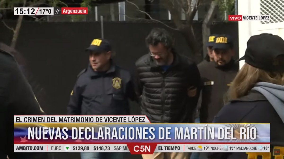 Martín Del Río insistió en su inocencia: qué declaró este jueves