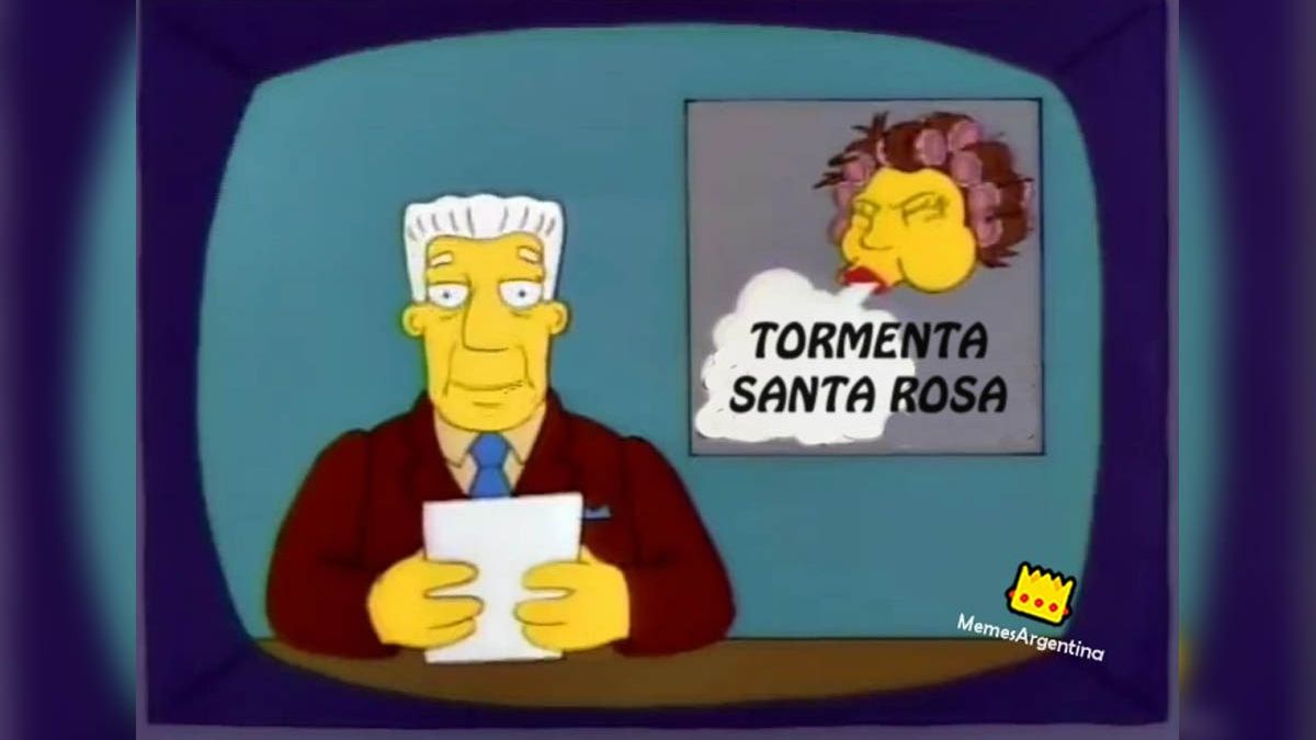 Los memes por la tormenta de Santa Rosa