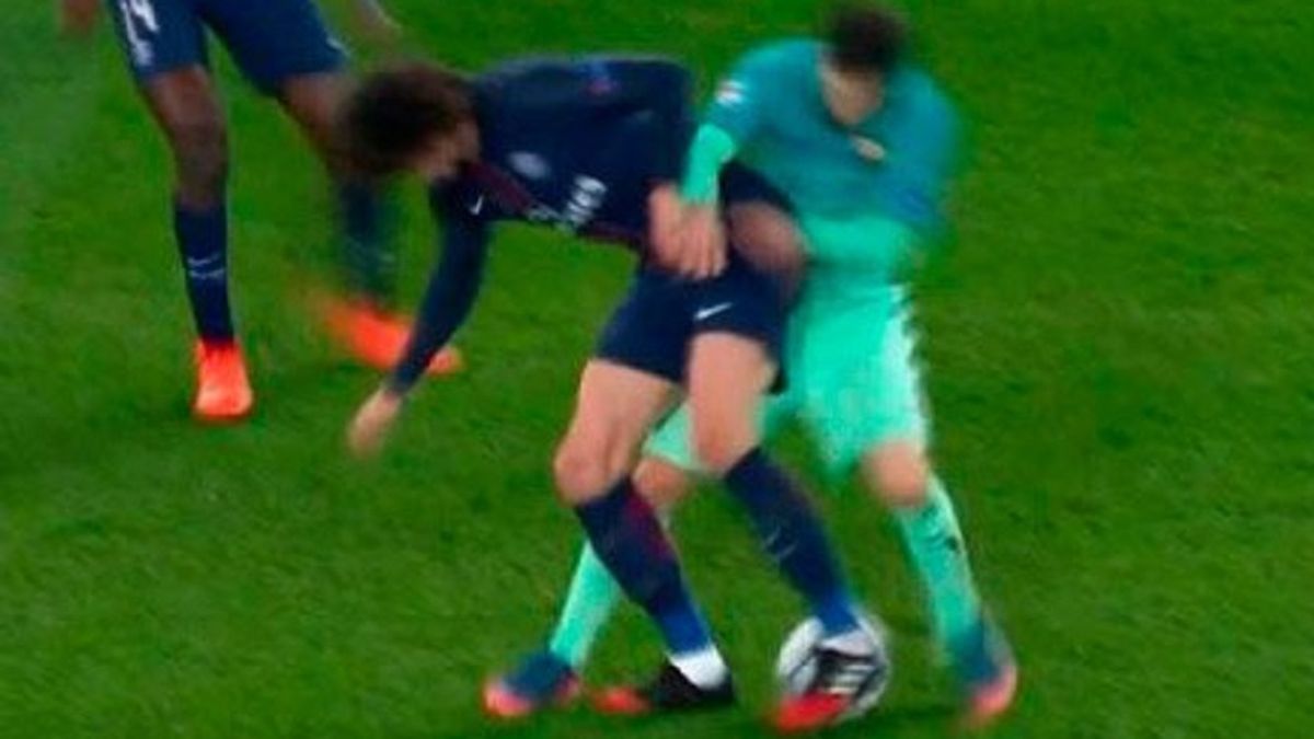 La noche del revés: el caño de Adrien Rabiot a Lionel Messi en Paris