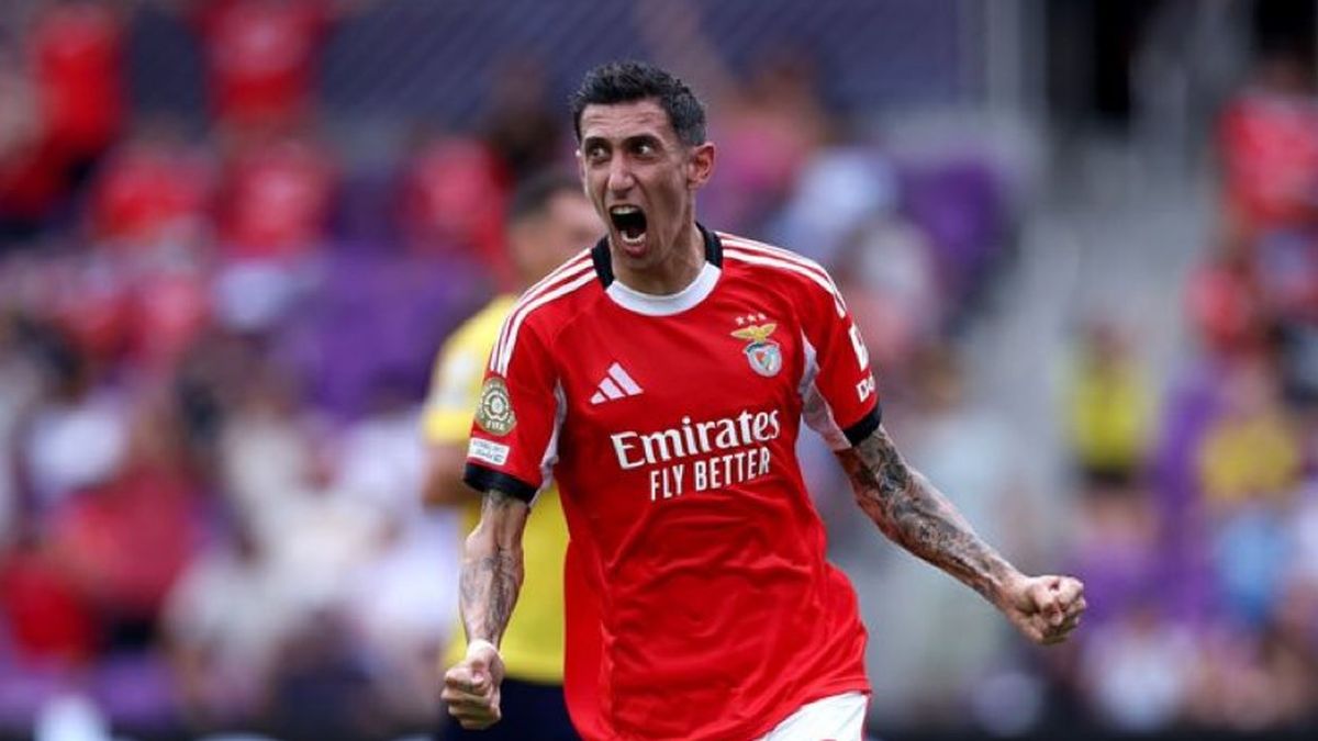 AGÓNICO: el GOL de PENAL de ÁNGEL DI MARÍA para el 1-1 entre BENFICA y ...