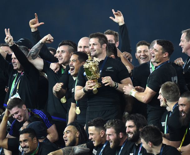 Las mejores imágenes de los festejos de los All Blacks tras ganar el ...