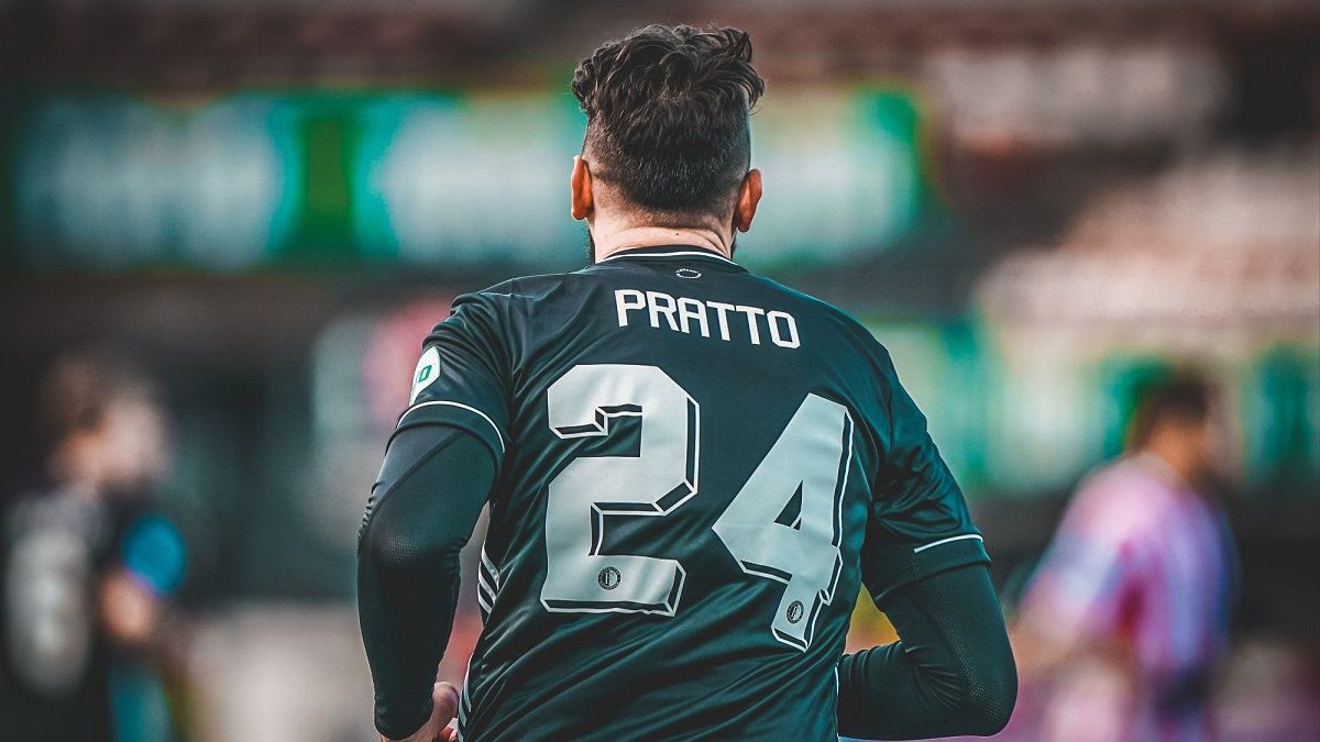 Lucas Pratto debutó en el Feyenoord