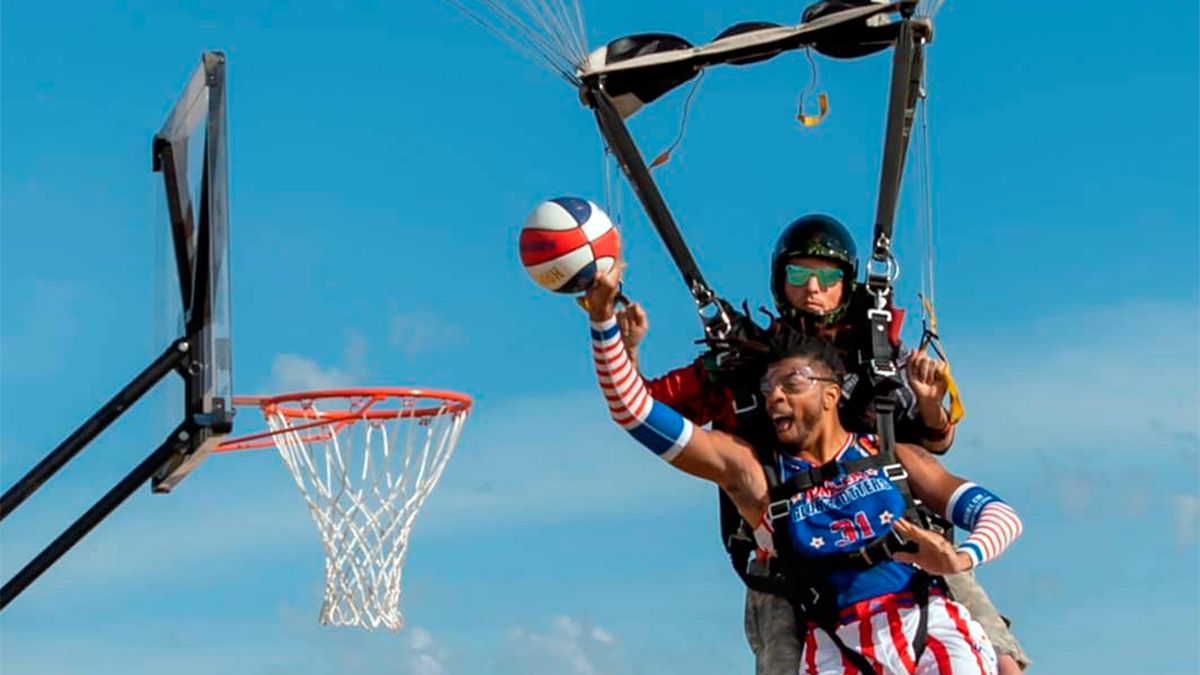 Los Harlem Globetrotters y la volcada más impresionante de la historia