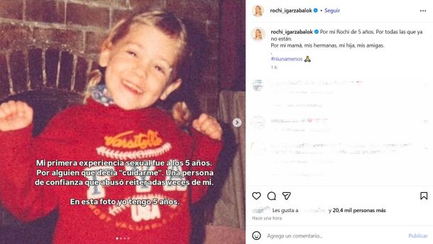 Rochi Igarzábal: Una persona de confianza que abusó reiteradas veces de ...