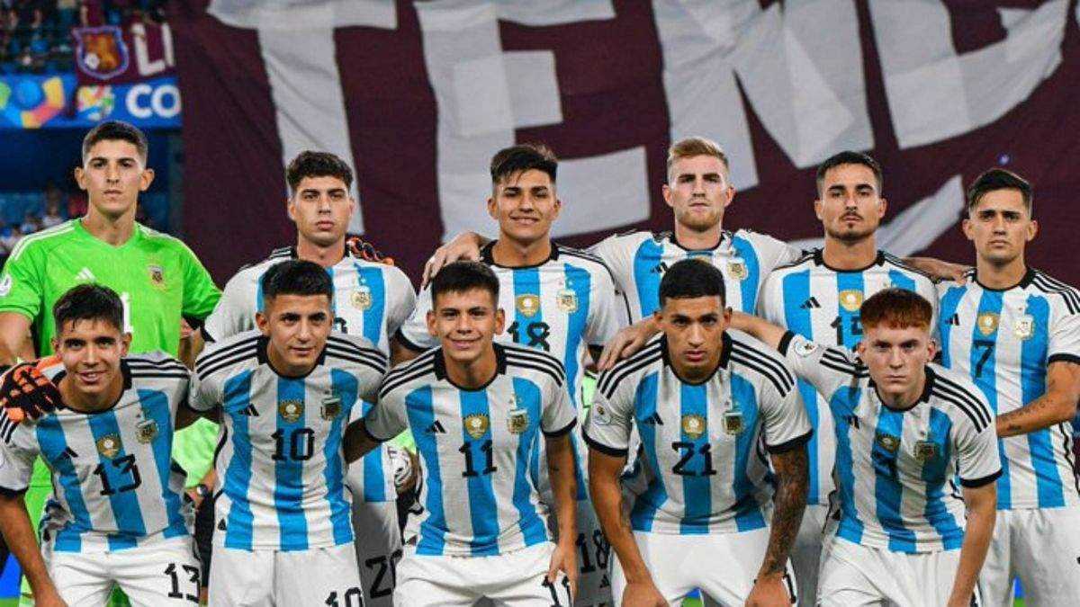 La formación de Argentina Sub 23 para enfrentar a Brasil