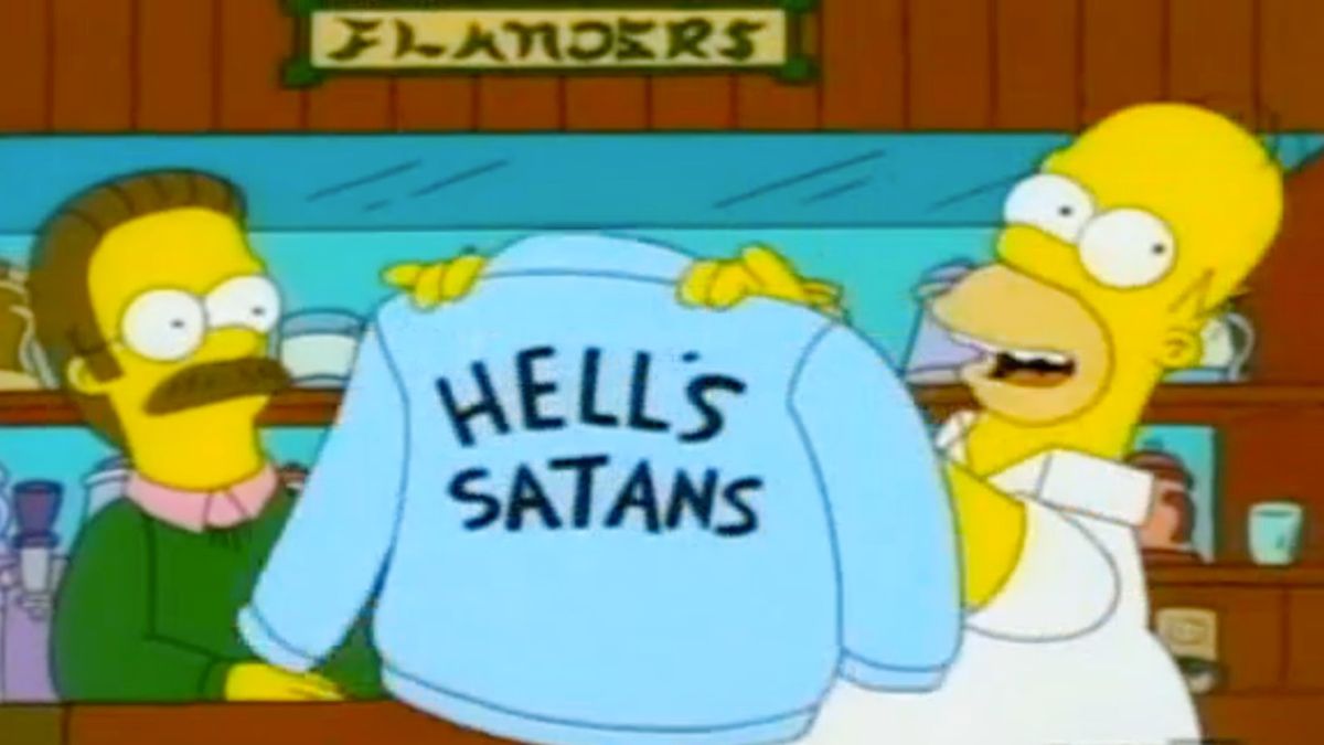 Los Simpson y South Park también hablaron alguna vez de los Hells Angels