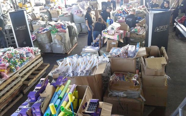 Descubren contrabando de primeras marcas por 1,5 millones de dólares