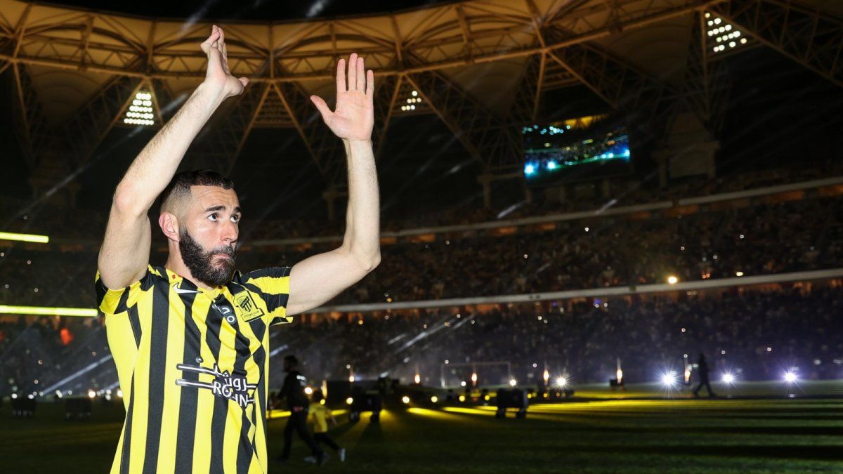 Video: la impactante presentación de Karim Benzema en Arabia Saudita