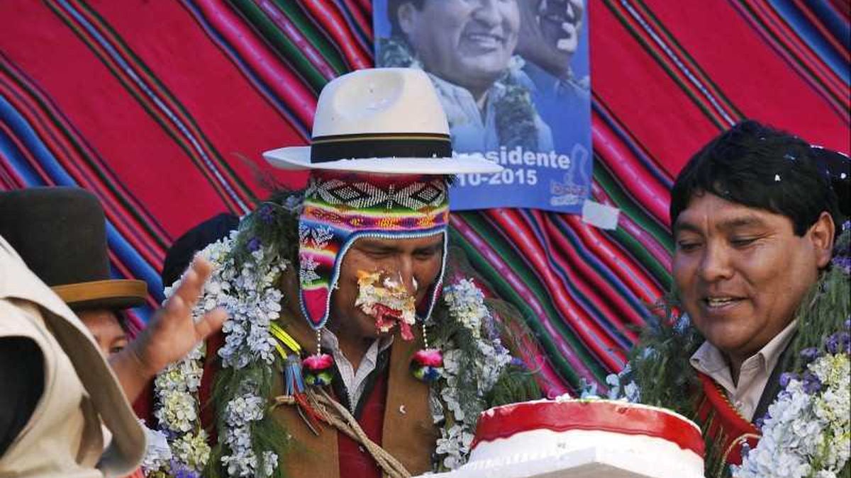 Evo se comió un tortazo