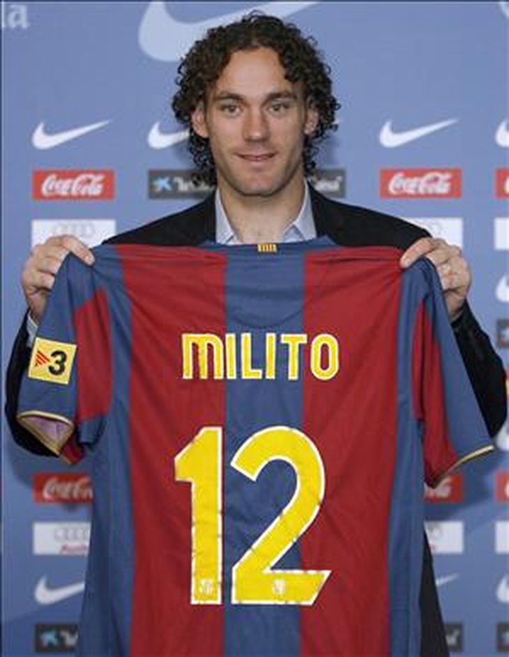 El argentino Gabriel Milito sueña con ganar la Liga de Campeones