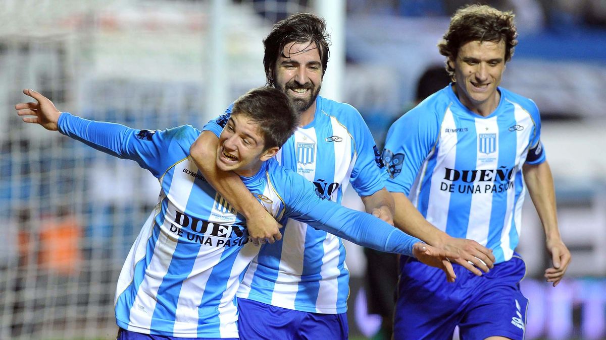 Vietto le dió los tres goles de la victoria a Racing ante San Martín
