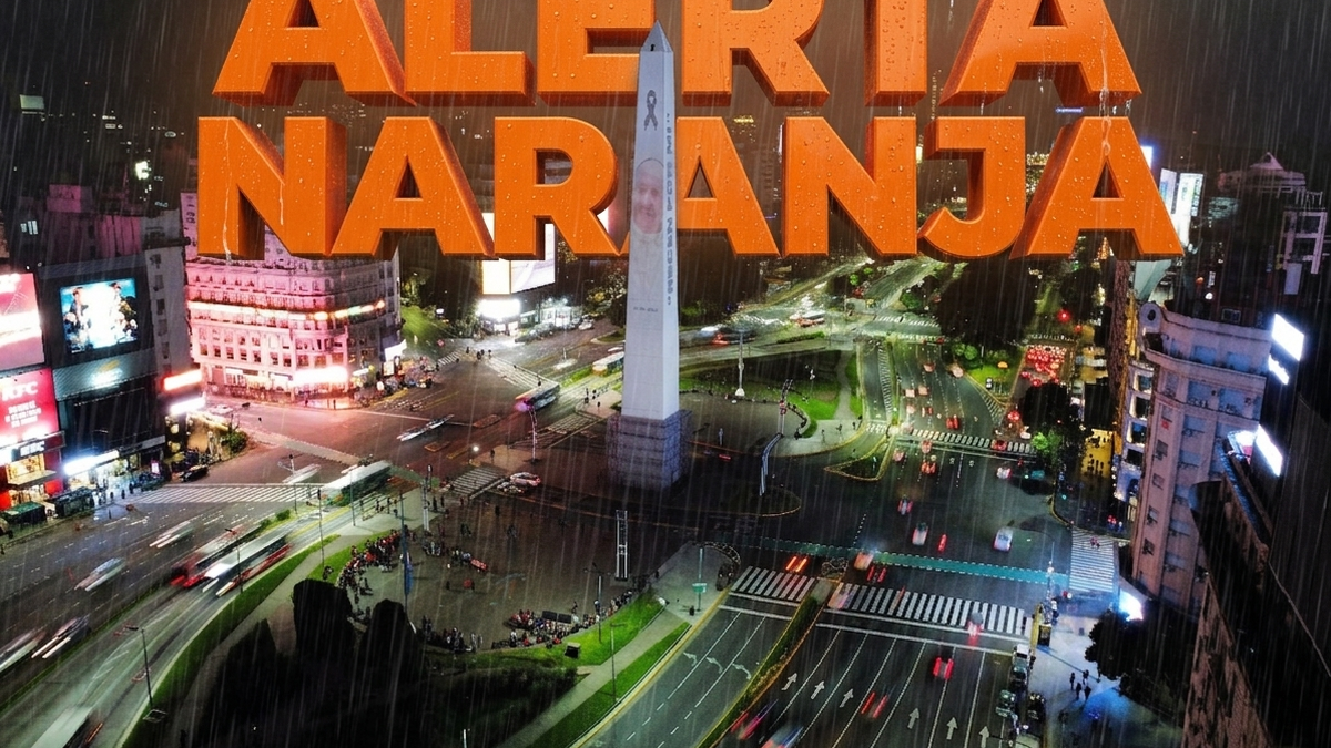 🟠Alerta naranja por LLUVIAS INTENSAS: dónde y hasta cuándo