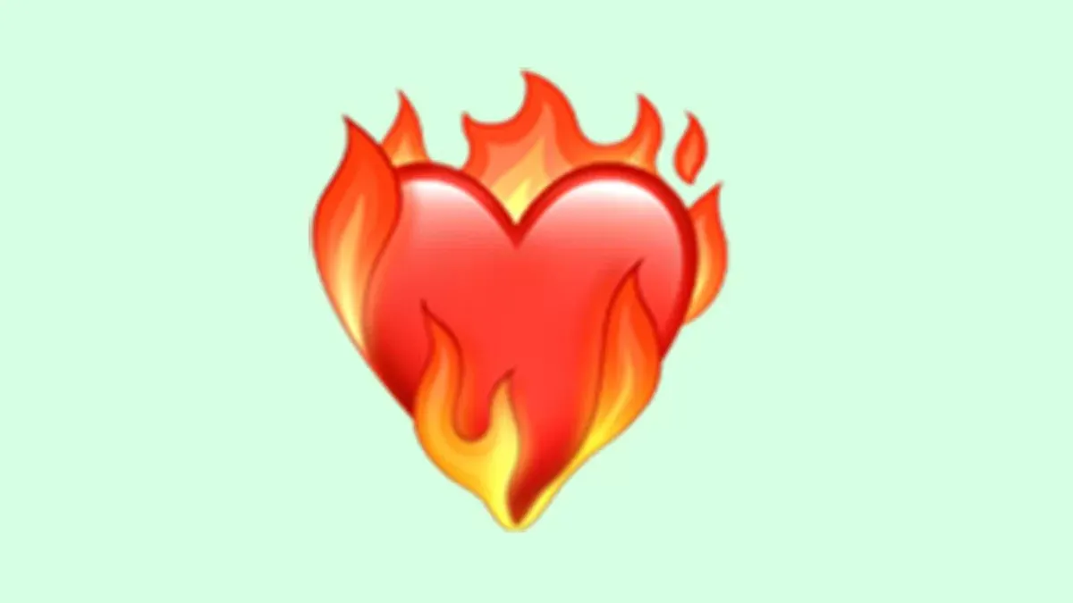 Qué significa el emoji del corazón en llamas en WhatsApp Qué significa el emoji del corazón en llamas en WhatsApp