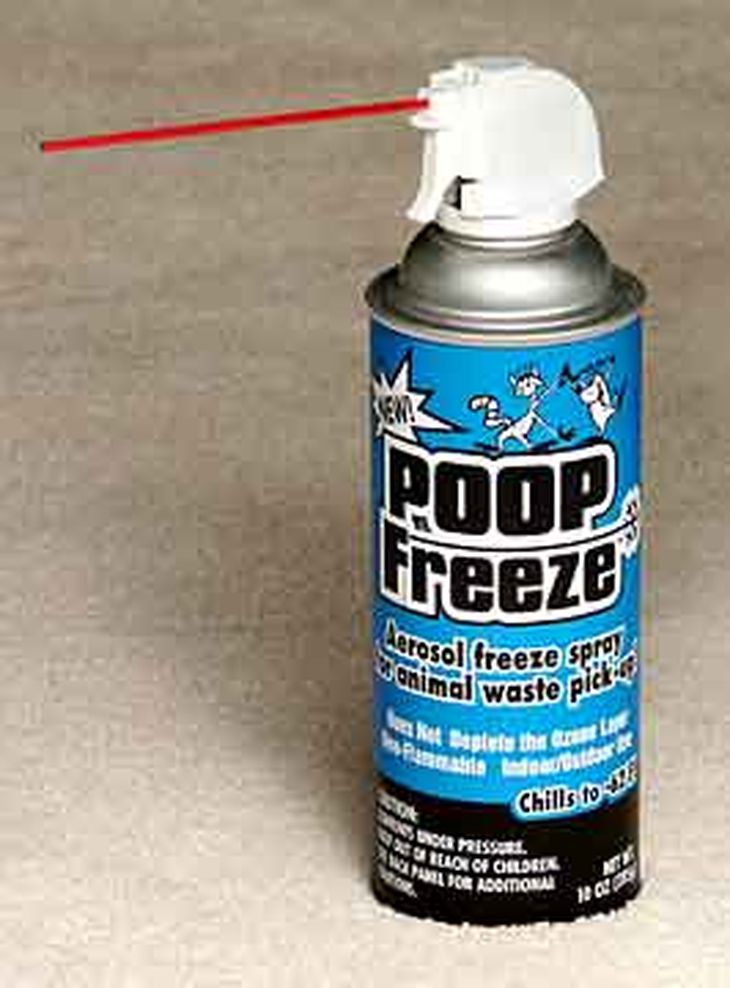 Lanzan un aerosol que endurece los desechos de perros