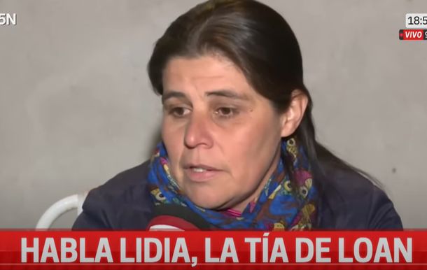 Lidia, tía de Loan Danilo Peña, desmintió la versión de la hija de ...
