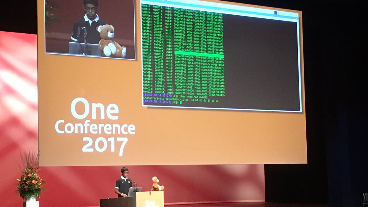 Un hacker de 11 años que demostró cómo hackear a su osito de peluche