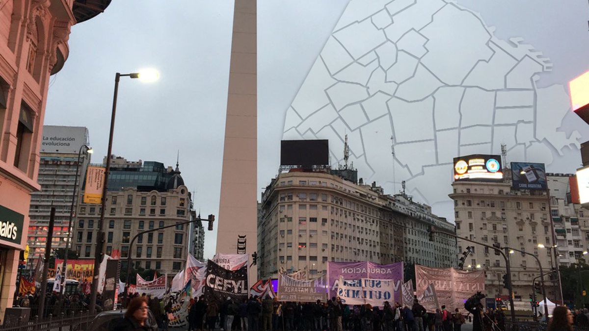 Mapa y horarios de los cortes previstos para este miércoles en la Ciudad