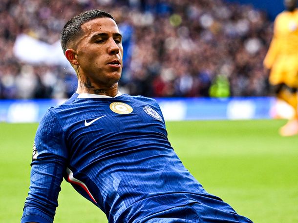 Video: el gol de cabeza de Enzo Fernández en el partido entre Chelsea y Brighton