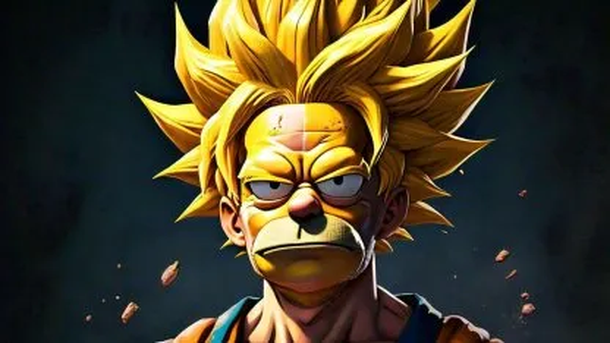 La inteligencia artificial reveló cómo se vería una fusión de Homero ...