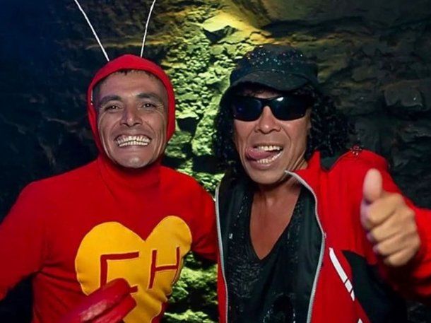 Insólito: El Chapulín Colorado y La Mona Jiménez, a las piñas con un ...