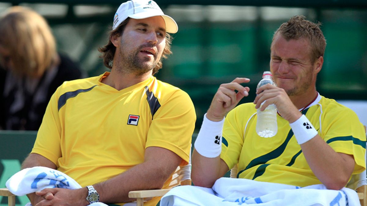 Después de 13 años, Patrick Rafter volvió a las canchas en Australia