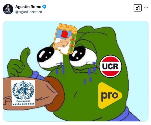 El DESUBICADO y EXPLÍCITO MEME que publicó Agustín Romo para "celebrar ...