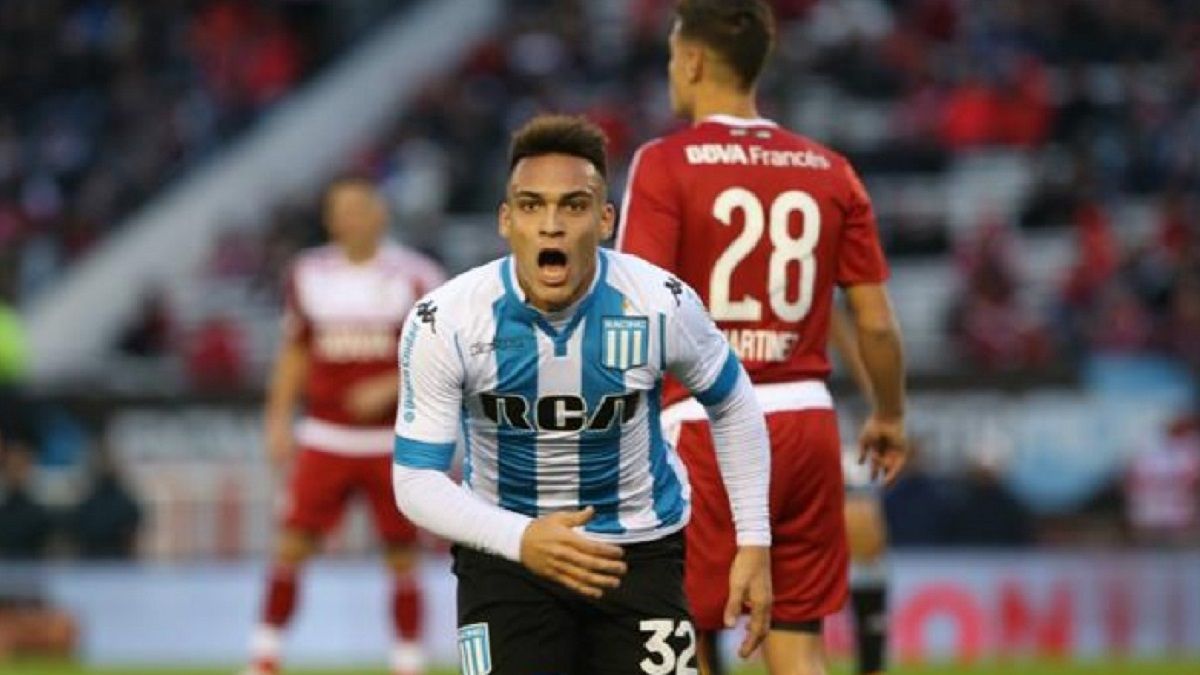 Lautaro Martínez y un gol que le recordó su época en Racing