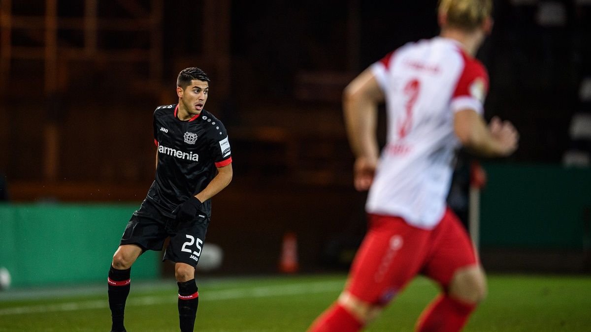 Exequiel Palacios volvió a ser titular en el Bayer Leverkusen