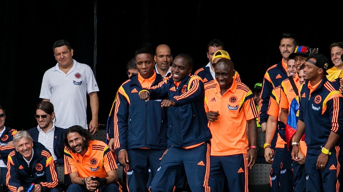 Mirá el increíble baile de Balanta en el arribo de Colombia a su país