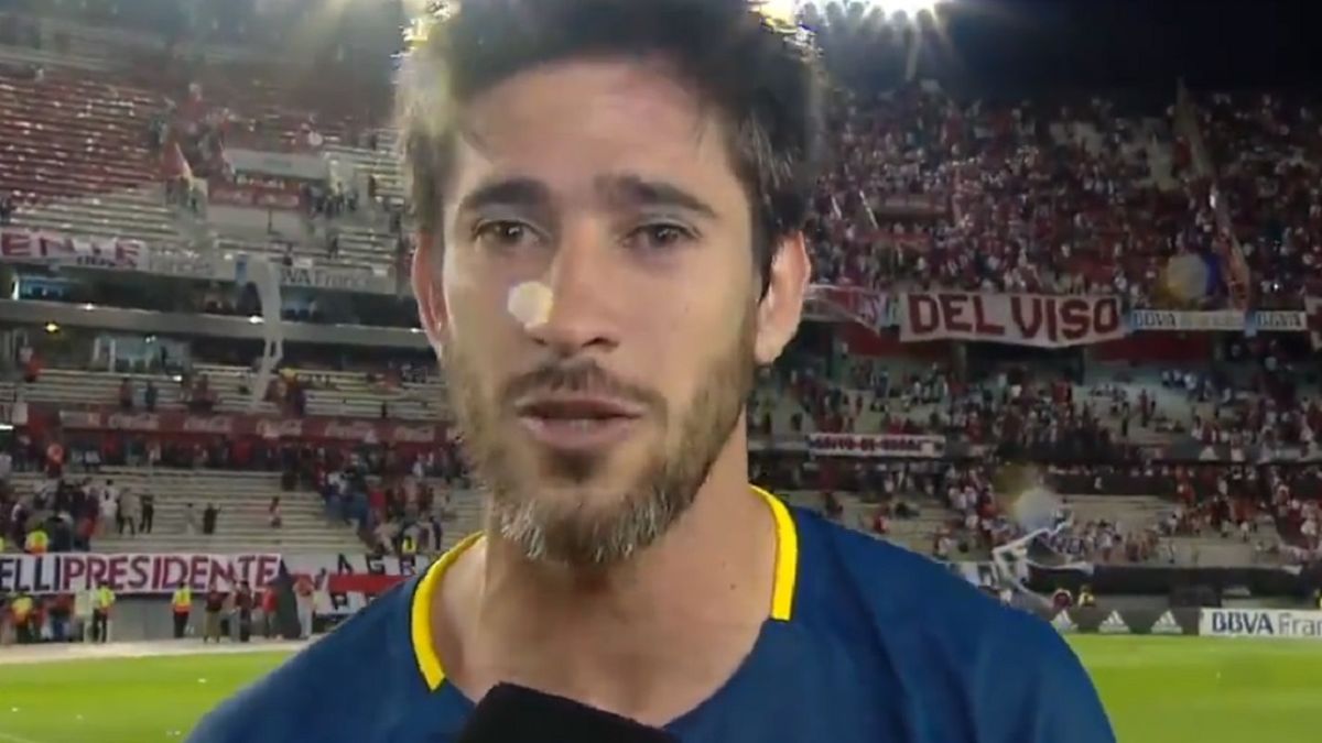 La dedicatoria más emocionante: Pablo Pérez se quebró tras el Superclásico