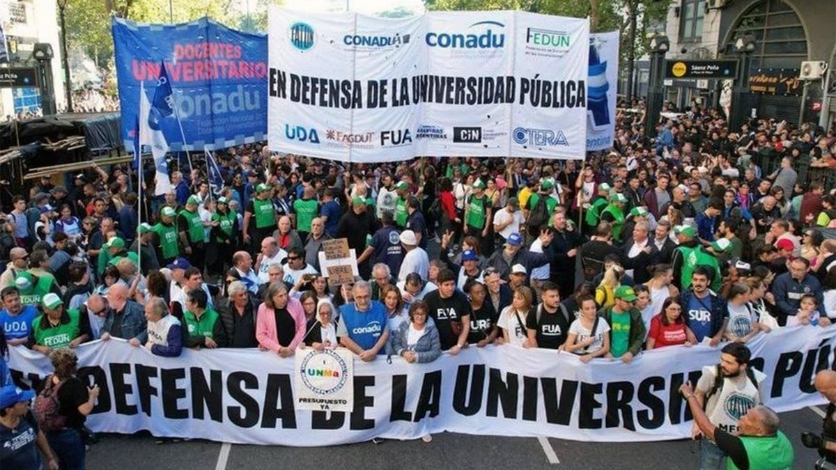 Marcha Federal Universitaria: qué dice el contundente documento ...