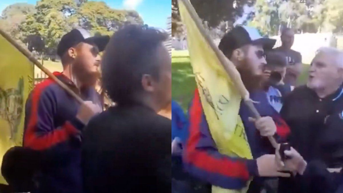 Tensión en un acto por Malvinas: veteranos echaron a un joven por ...