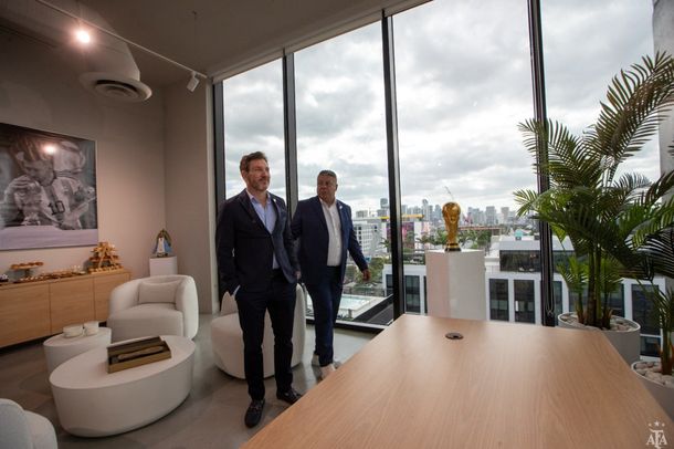 La curiosa frase del presidente de la Conmebol sobre Lionel Scaloni y Chiqui Tapia