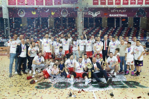 Con Campazzo, Estrella Roja se consagró campeón de la Liga de básquet de Serbia