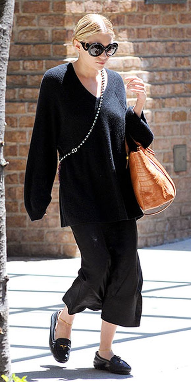 Sin glamour: ella prefiere el estilo vagabundo