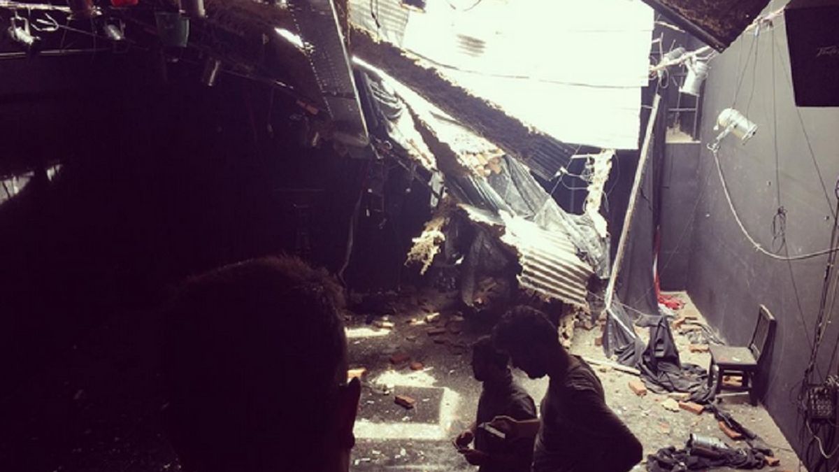 Se Derrumbó Una Pared De Una Obra En Construcción Y Destrozó La Sala De