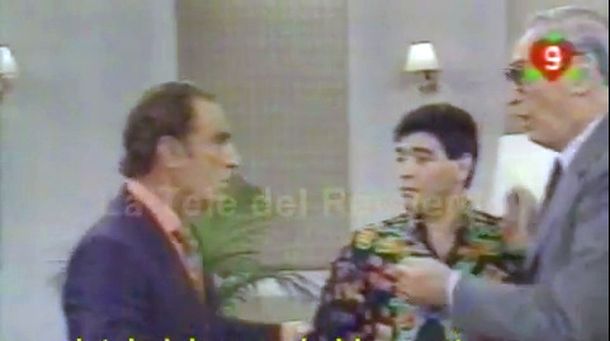 El recordado encuentro de El Contra con Diego Maradona