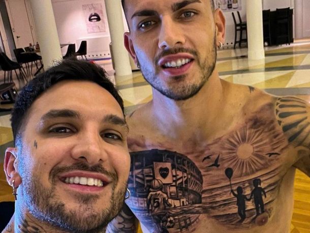 Boca en la piel: el tremendo tatuaje de Leandro Paredes
