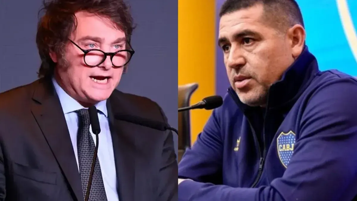 Javier Milei volvió a apuntar contra Boca, Juan Román Riquelme y ...
